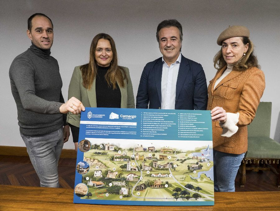 Camargo edita un mapa turístico que recoge el patrimonio cultural e ...