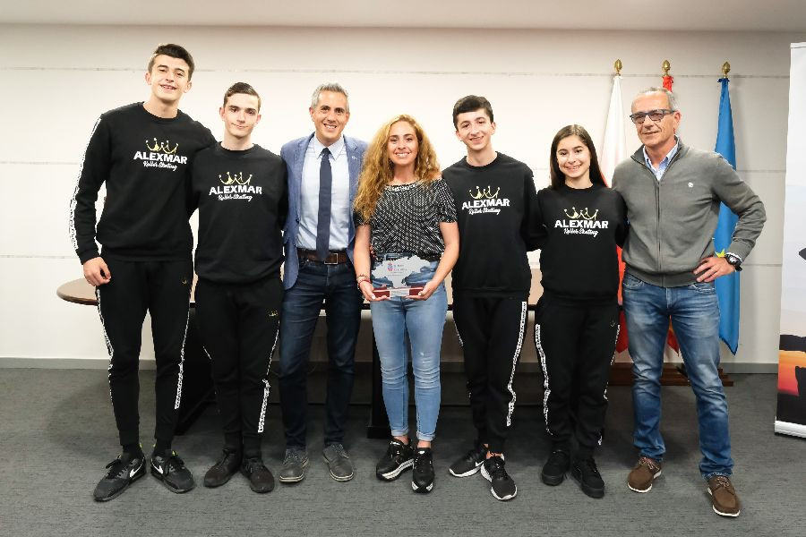 Zuloaga felicita a los patinadores del Alexmar por su triunfo en el ...